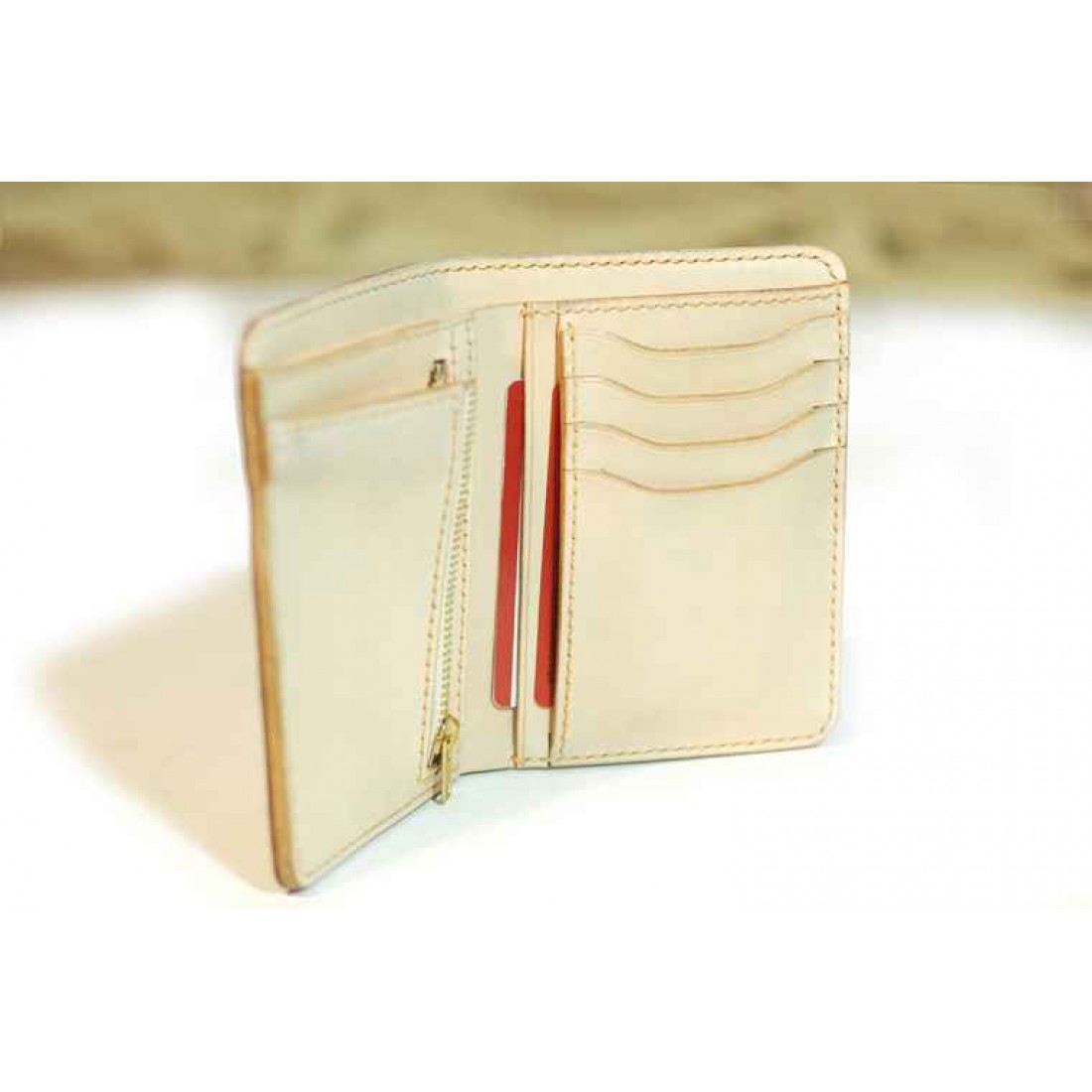 With instruction - Laser cut Acrylic template, short wallet pattern, A-104