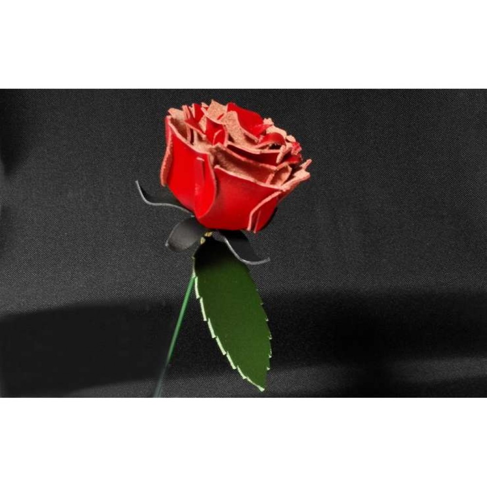 With instruction - Laser cut acrylic pattern Rose flower pattern A-120