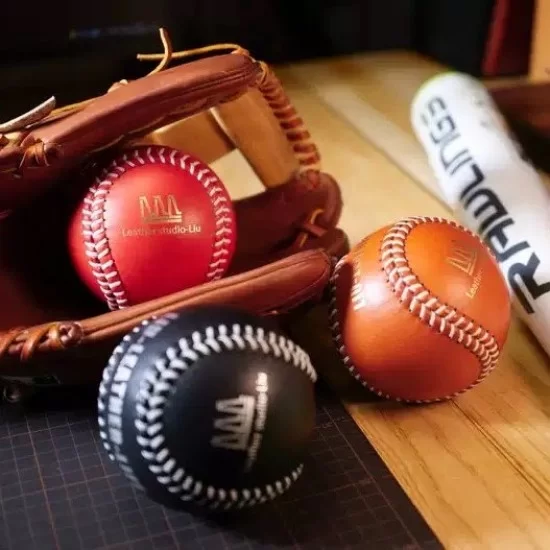 baseball, acrylic, material kit