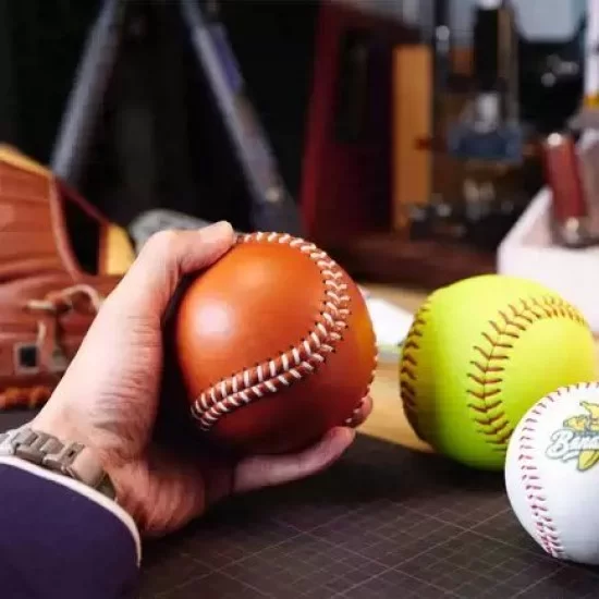 baseball, acrylic, material kit