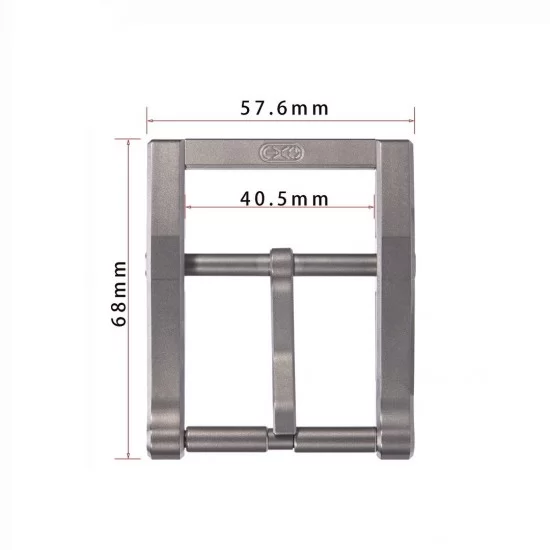 Titanium alloy, single pole, waist belt, buckle