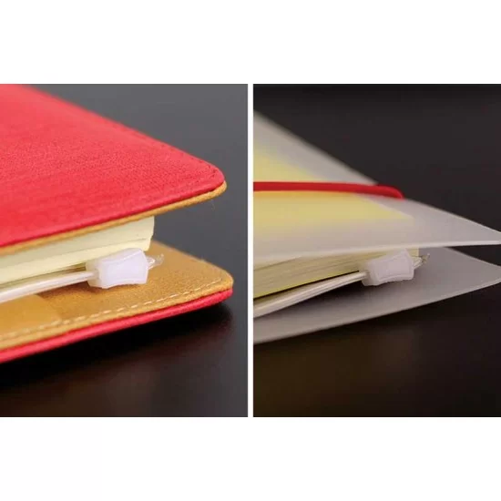 Notebook dairy PVC Transparent File Small Things Keeper