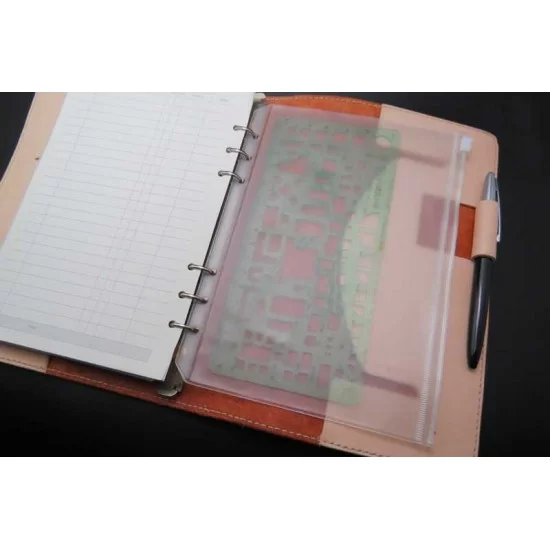 Notebook dairy PVC Transparent File Small Things Keeper