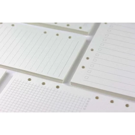 Notebook dairy inner page Refillable Pages