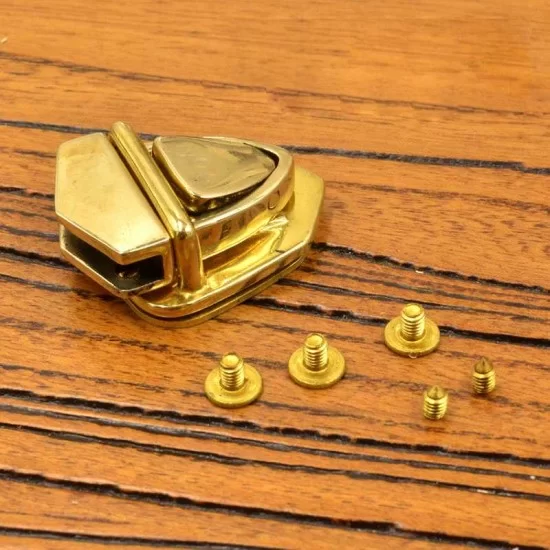 Solid brass, bag lock