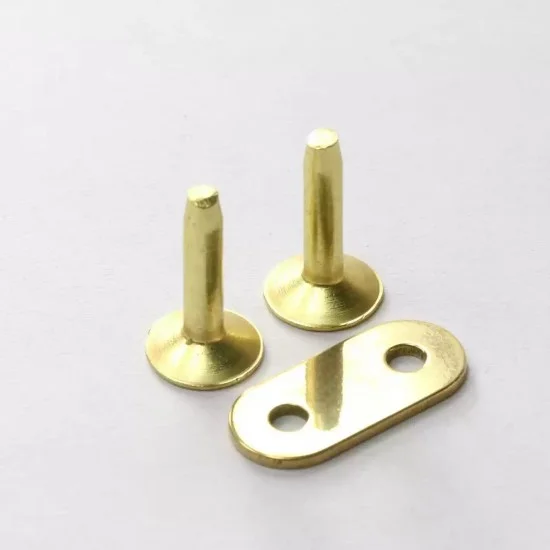 Solid brass, aluminum alloy, permanence, double Rivets, Burrs
