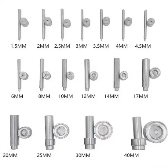 solid brass, round face, eyelet
