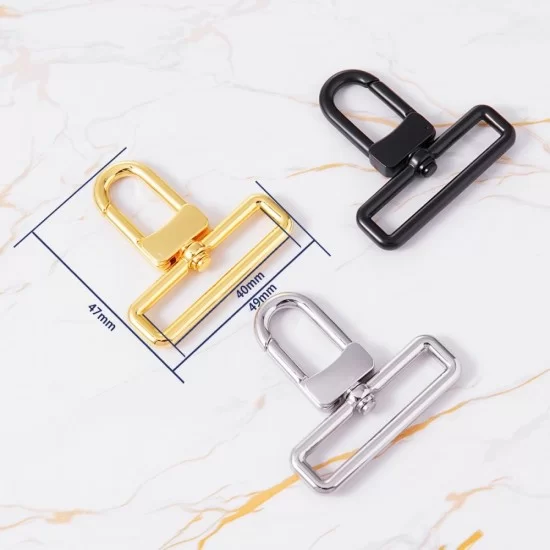 Alloy ,swivel buckle, 40mm