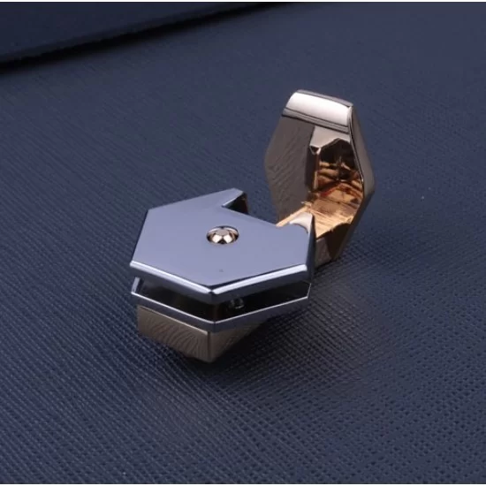 Alloy, couble color, hasp