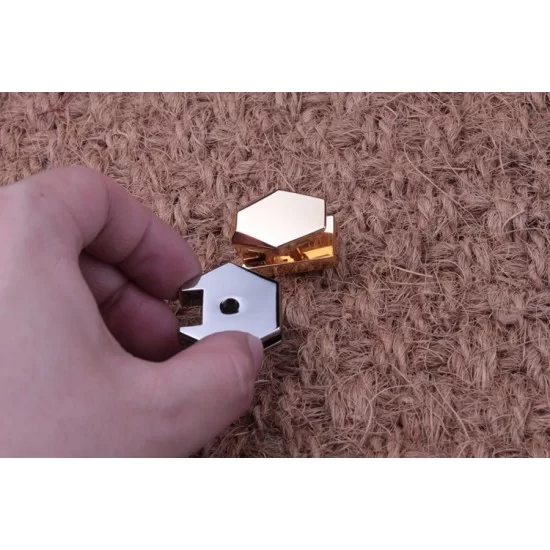 Alloy, couble color, hasp