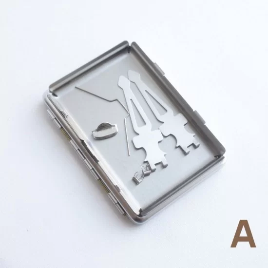 stainless steel, Cigarette case, diy