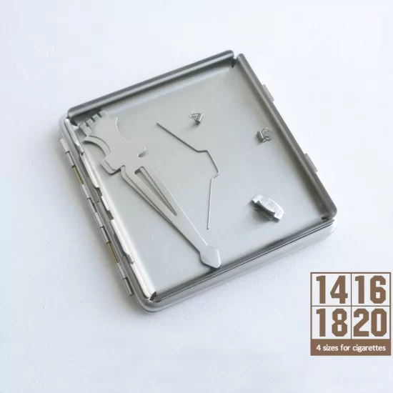 stainless steel, Cigarette case, diy