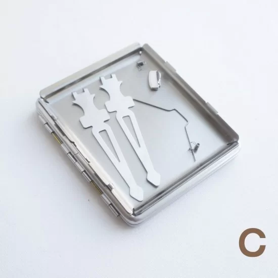 stainless steel, Cigarette case, diy