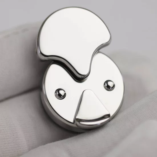 H, stainless steel, hardware, duck lock