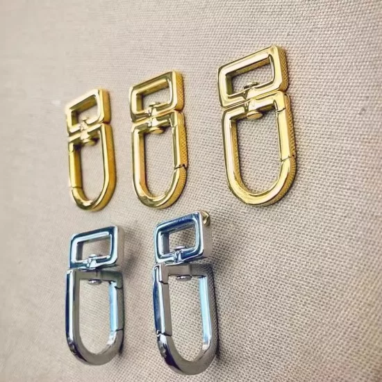 flat, stainless steel, lobster hook