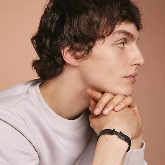 Hermes, Black, Clic HH, 12mm, stainless steel, bracelet, DIY