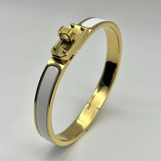 Hermes, mini, clic kelly, 8mm, stainless steel, bracelet, DIY