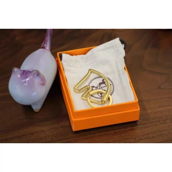 Hermes, Porte-cles, Cheval, Inox, keychain