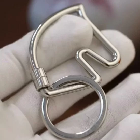 Hermes, Porte-cles, Cheval, Inox, keychain