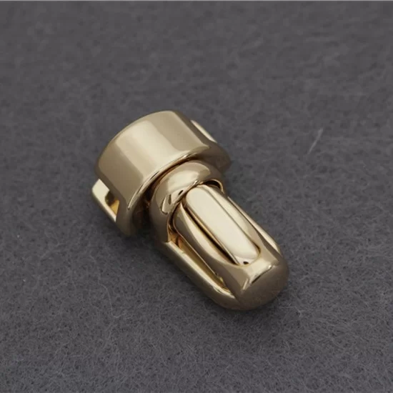 spring lock, solid brass, 18K gold, hardware