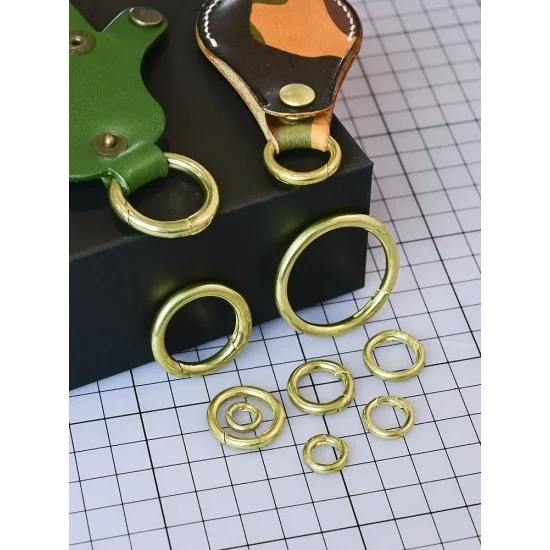Solid brass, spring, gate, O-Ring