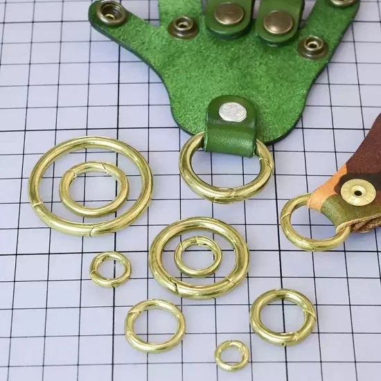 Solid brass, spring, gate, O-Ring