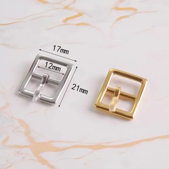 stainless steel, luggage tag, needle buckle, 12mm