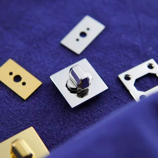 stainless steel, square, twist lock, 22cm