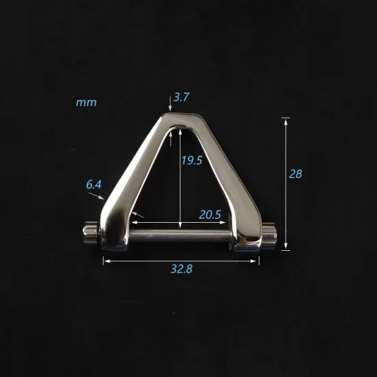stainless steel, triangle D ring, D-ring, Dee ring