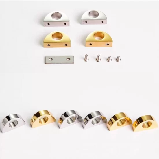 stainless steel, water drop, half round, bridge