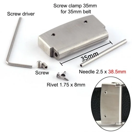 stainless steel, waist belt buckle, repair, parts