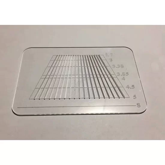 Chisel, prick iron, ruler, calculator