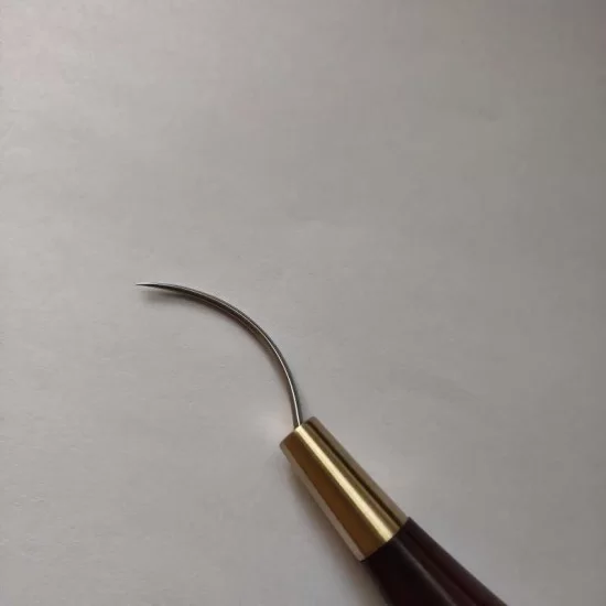 Handmade leather awl, curved awl, awl