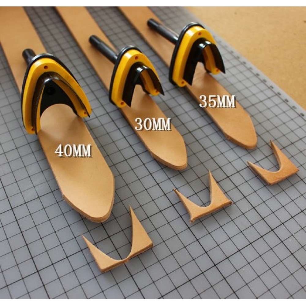 Premium Leather Belt Strap End Punches Choose 3 Styles 3 Sizes Lifetime ...