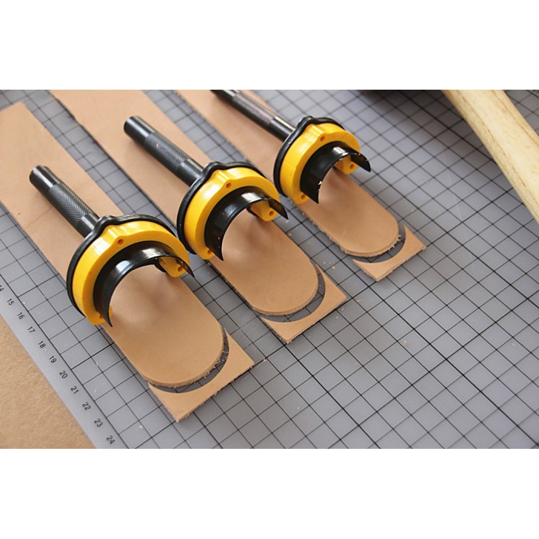 Premium Leather Belt Strap End Punches Choose 3 Styles 3 Sizes Lifetime ...