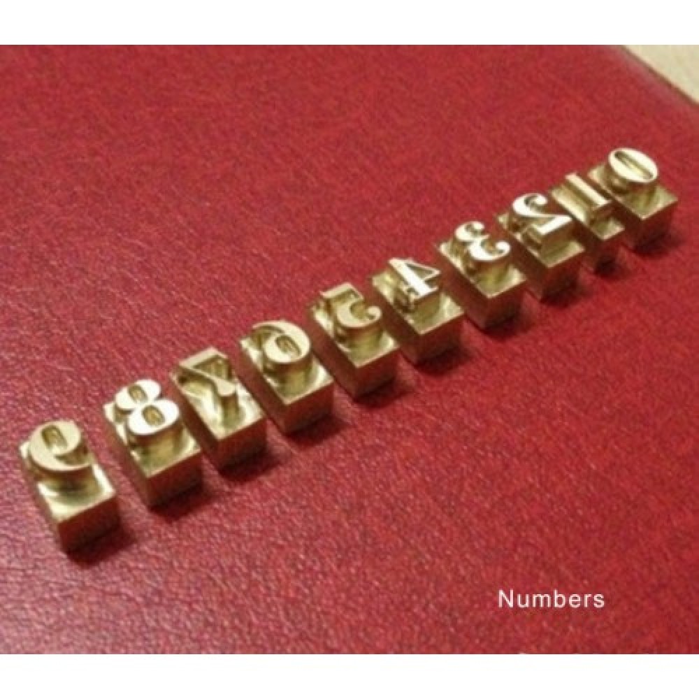 Free shipping Leather stamp custom stamp Copper Alphabet letters Hot ...