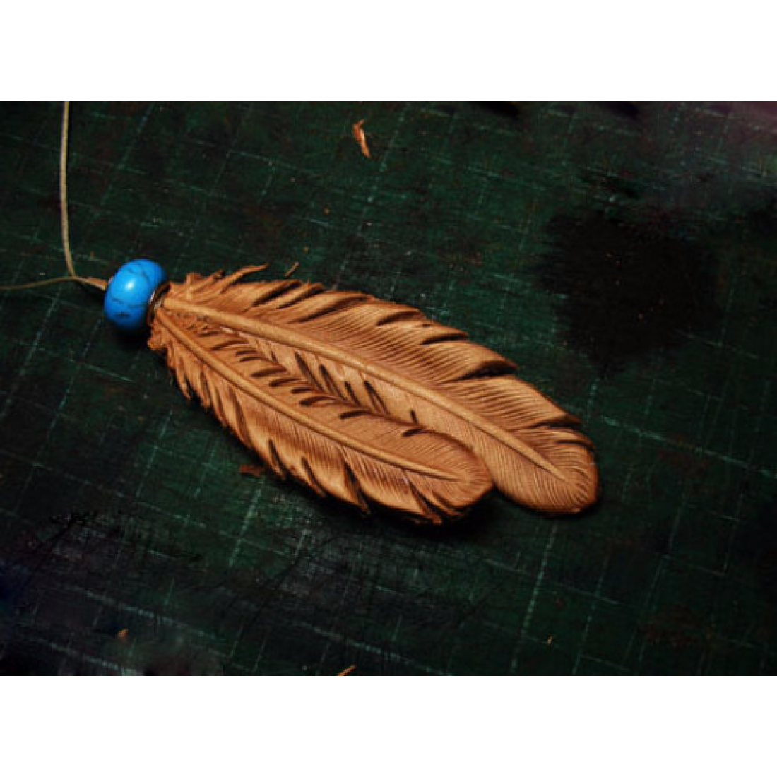 leather feather mold mould hot stamp Leather stamp Logo stamp ...