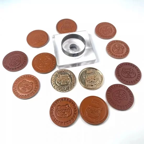 leather stamp, leather die