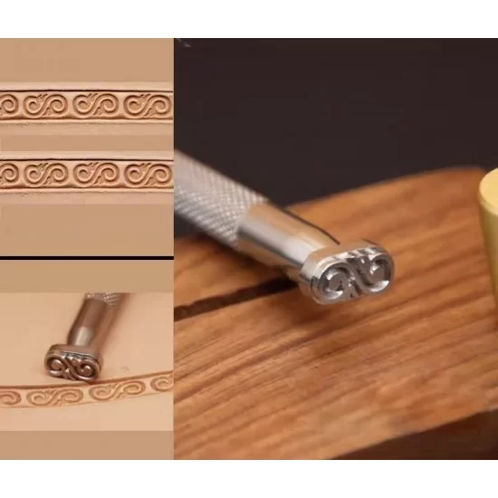 Leather stamp, leather craft tools, leathercraft tool, leather tooling ...