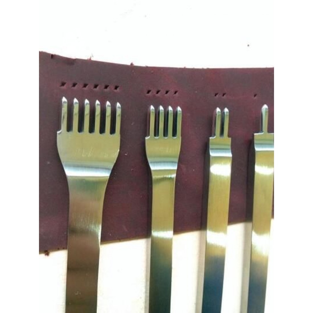 3mm, 4mm, 5mm Diamond chisel - Leather Stitching Chisel Leather craft ...