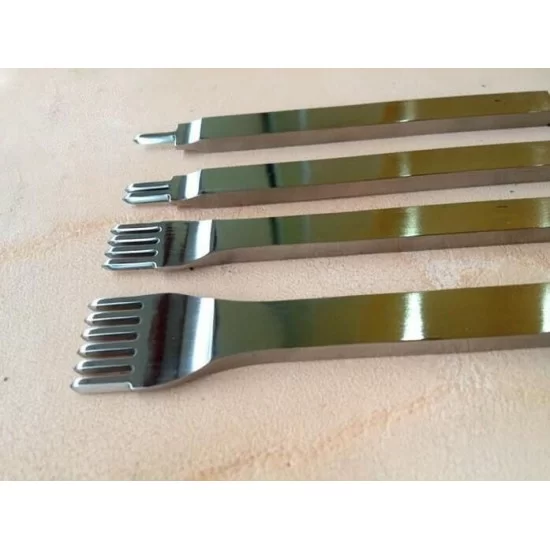 3mm, 4mm, 5mm Diamond chisel - Leather Stitching Chisel Leather craft ...