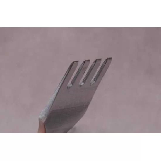 3MM Flat Style - Leather lacing Chisel Leathercraft Pricking Iron Tool ...