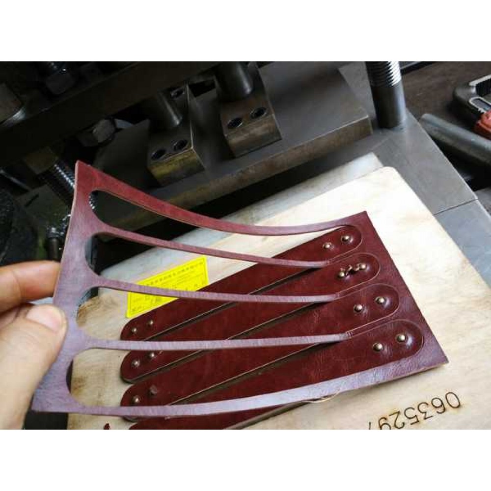 World debut free shipping- Hand crank leather cutting machine, leather ...