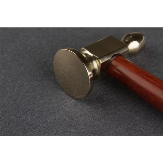 Leather hammer, brass and stainless steel