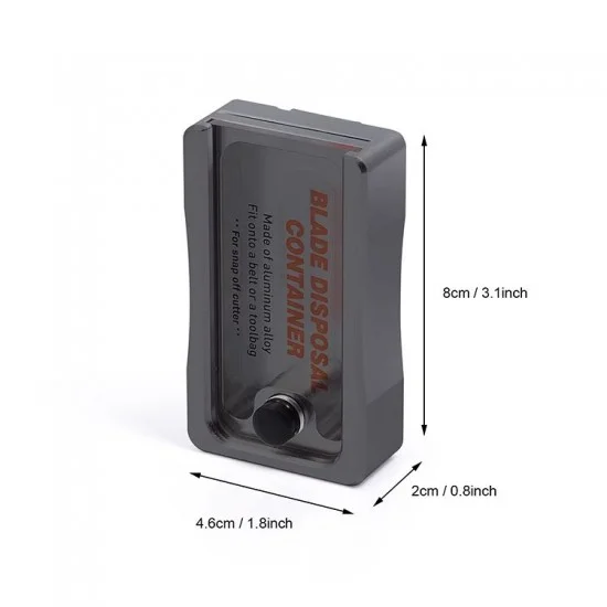 Blade, disposal container