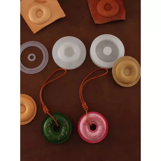 leather, doughnut, mold, mould