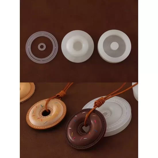 leather, doughnut, mold, mould