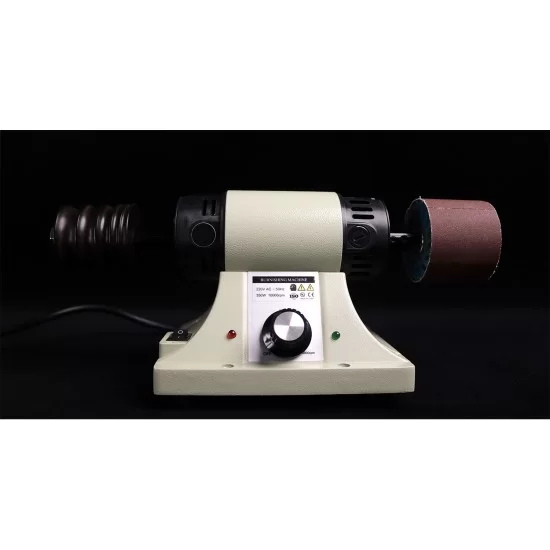 Leather polishing machine