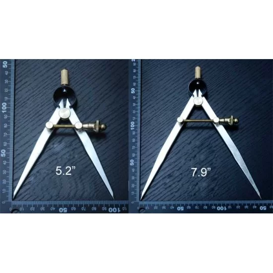 Leather tools, leathercraft Scratch compass, Full copper, leather craft ...