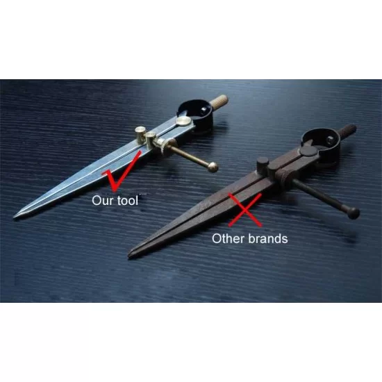 Leather tools, leathercraft Scratch compass, Full copper, leather craft ...